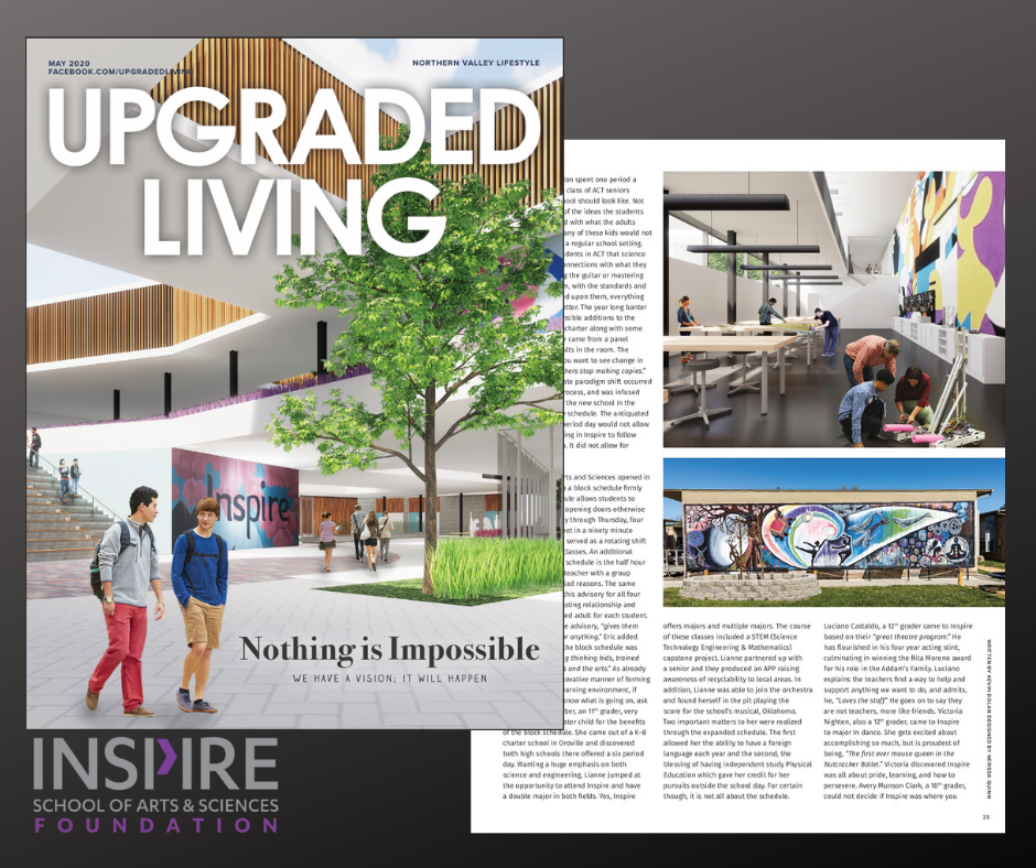 Check Out Inspire School In Upgraded Living Magazine - Inspire School ...